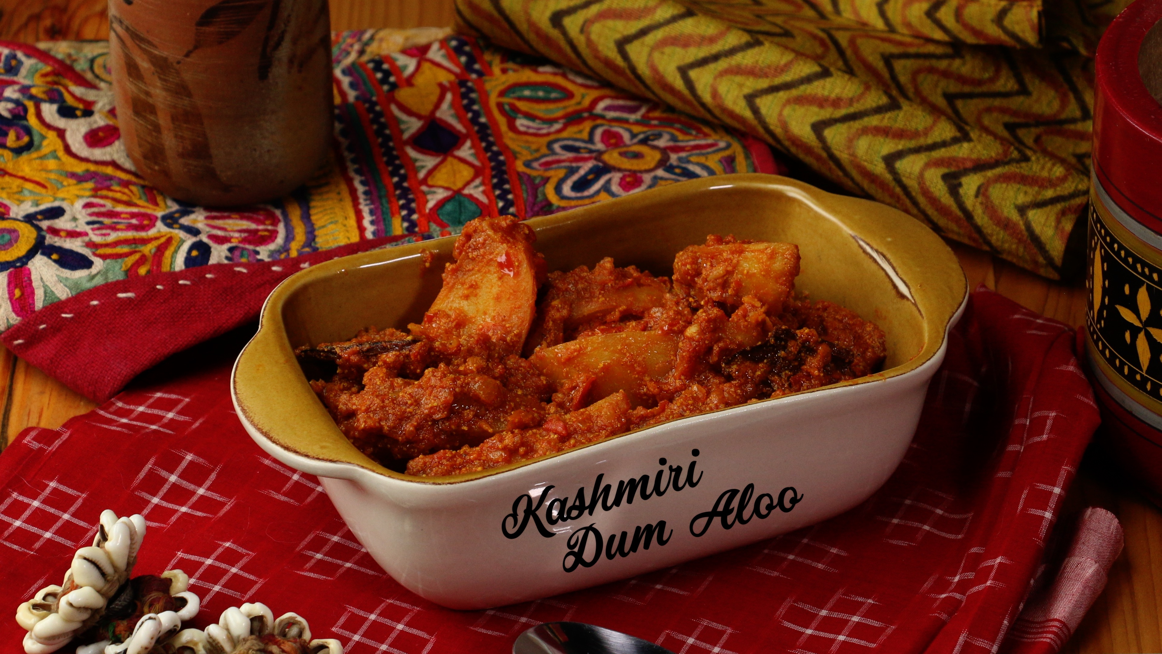 Kashmiri Dum Aloo Recipe: Quick & Easy Kashmiri Dum Aloo Recipe Video ...