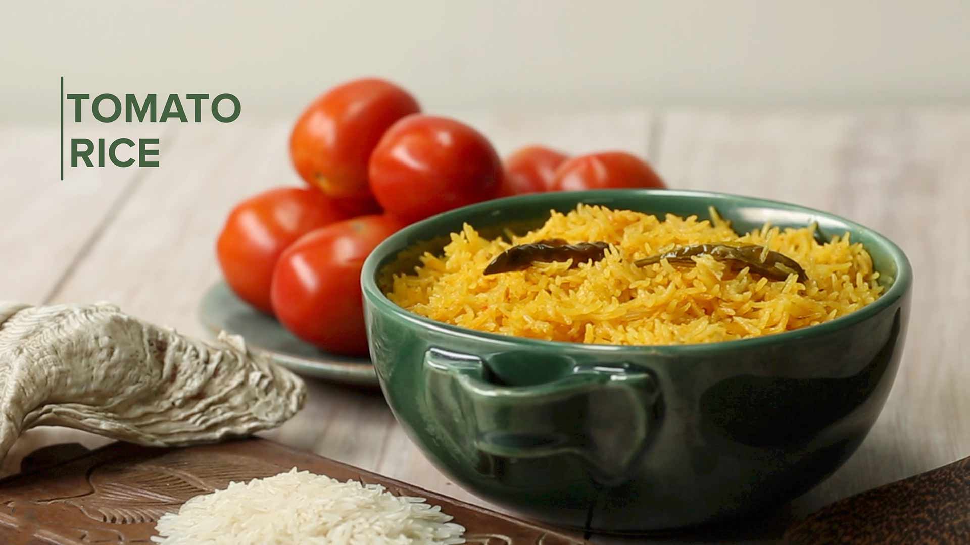 Tomato Rice | Easy Chettinad Recipe | Thakkali Sadam | Video
