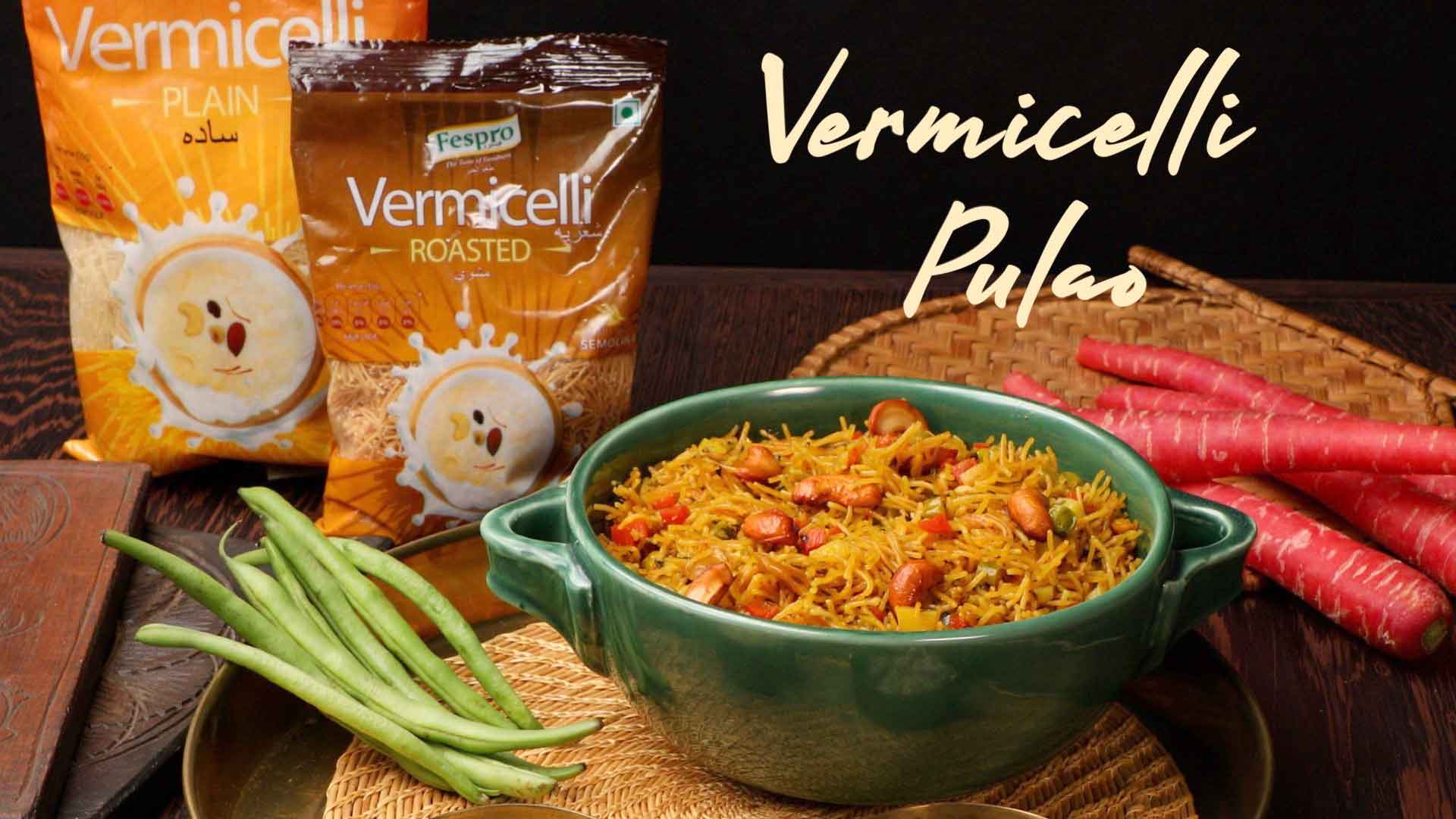 Vermicelli Pulao Recipe | Easiest to cook Semiya Pulao home kitchen