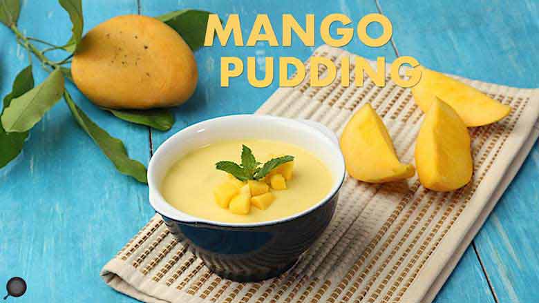 Mango Pudding Recipe: How to make Mango Pudding with mango pulp ...