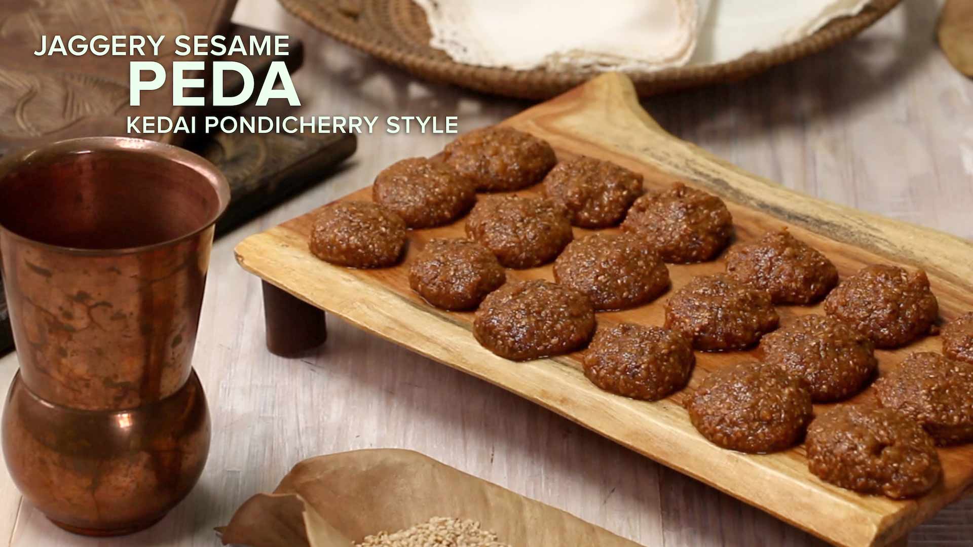 Jaggery Sesame Peda Recipe | Kedai Pondicherry Style by Yummefy