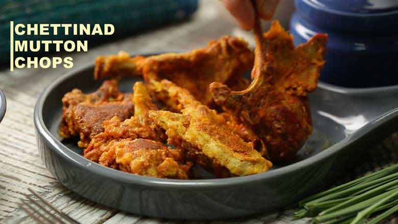 Mutton Chops Recipe | Chettinad Mutton Chops Recipe by Yummefy