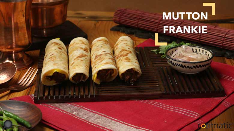 Mutton Frankie Recipe: How to make the best street food - easy mutton ...