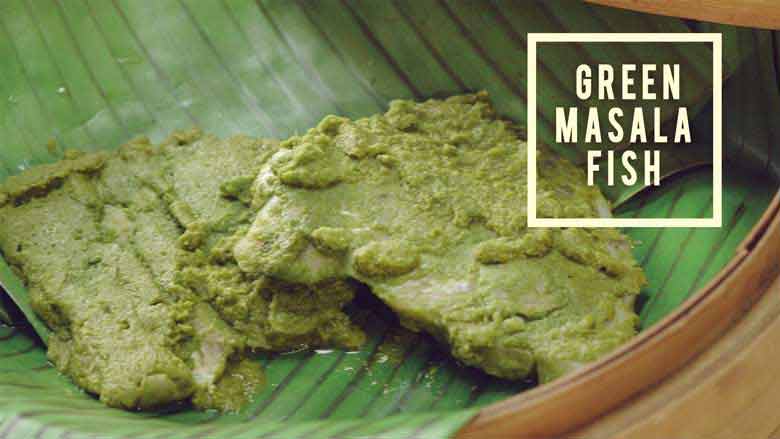 Fragrant Steamed Green Masala Fish | Yummefy | Videos & Recipes