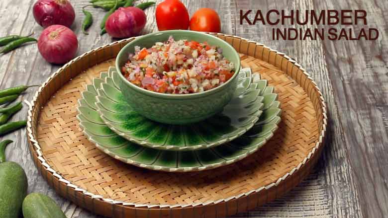 Kachumber Salad Recipe: Easy Recipe for Indian Kachumber Salad ...
