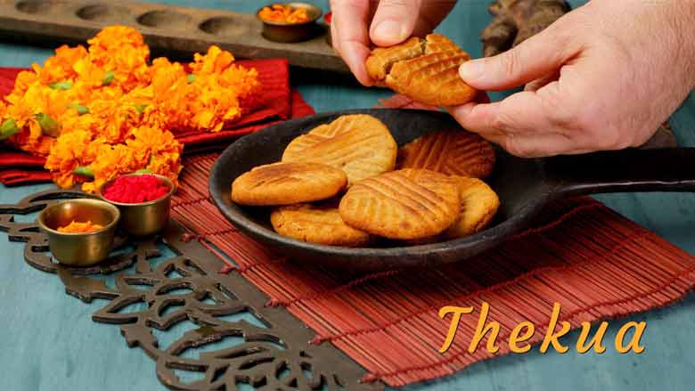 Thekua Recipe - How to make Thekua recipe for Chhath Puja - Yummefy Recipes