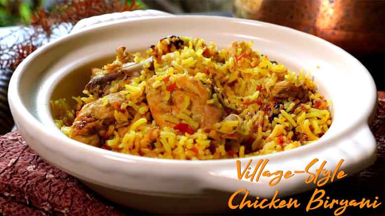 Indian Village Style Chicken Biryani Recipe | How to make Andhra ...